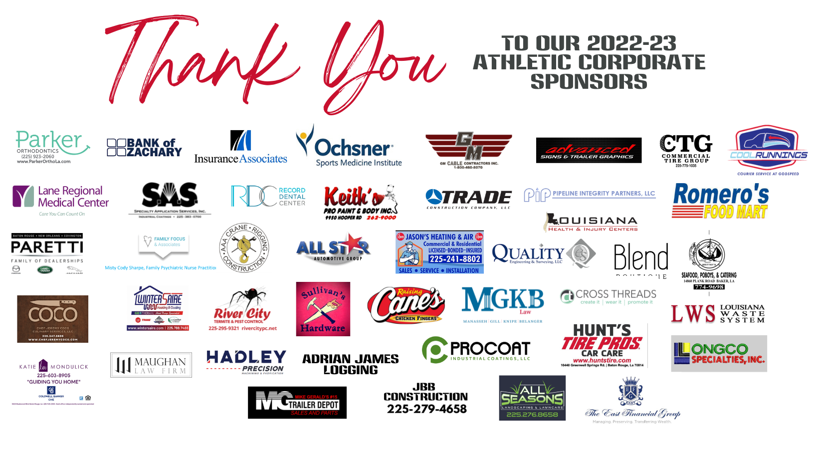 Athletic Programs - Central Private School